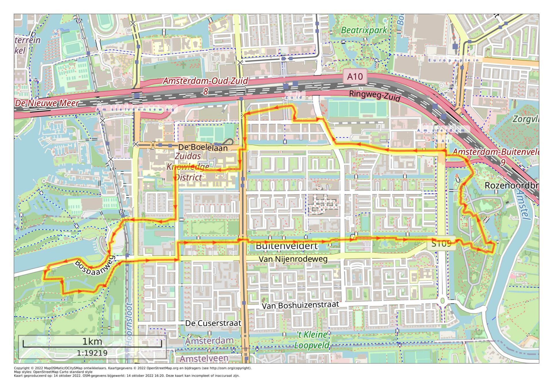 Wandelroute Zuidas: gave architectuur en rustgevend groen.